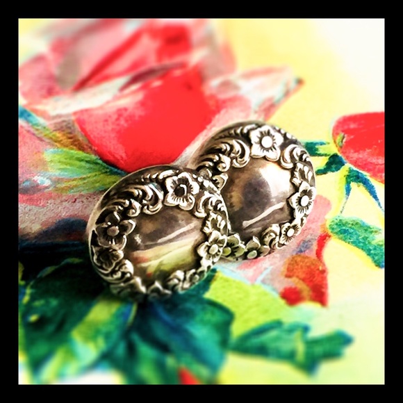 Vintage | Jewelry | Vintage Sterling Repousse Earrings | Poshmark